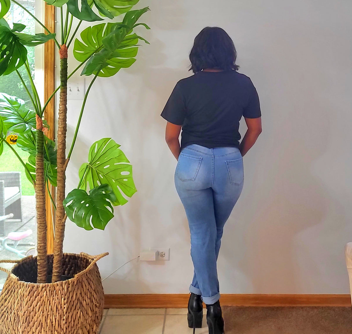 Crossover Denim Jeans – Obsessed Chicago Boutique
