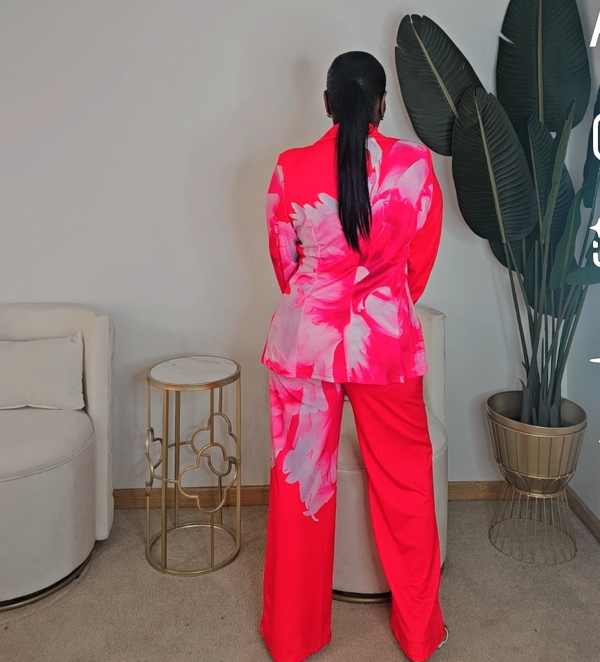 Pink Floral 2 Piece Set – Obsessed Chicago Boutique