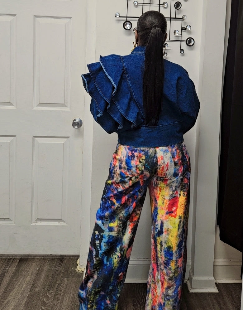 Paint Splash Denim Jeans – Obsessed Chicago Boutique